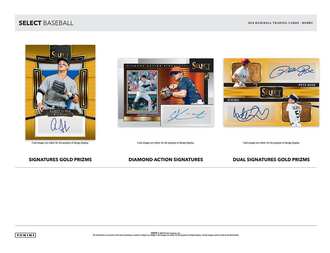 2024 Panini Select Baseball