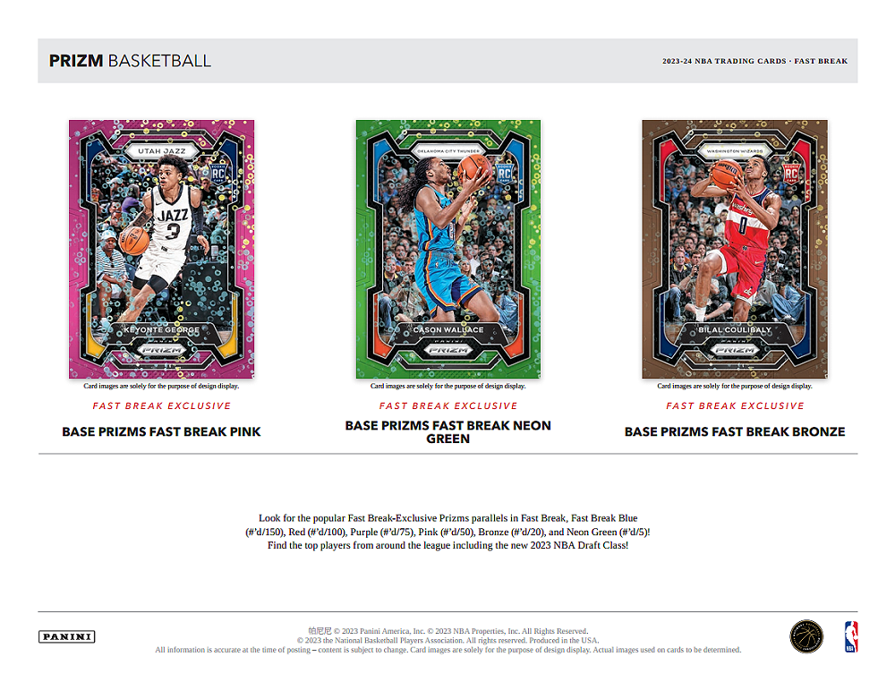 2023-24 NBA Panini Prizm Fast Break