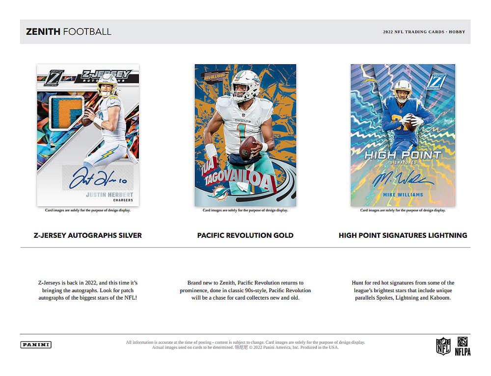 2022 NFL Panini Zenith