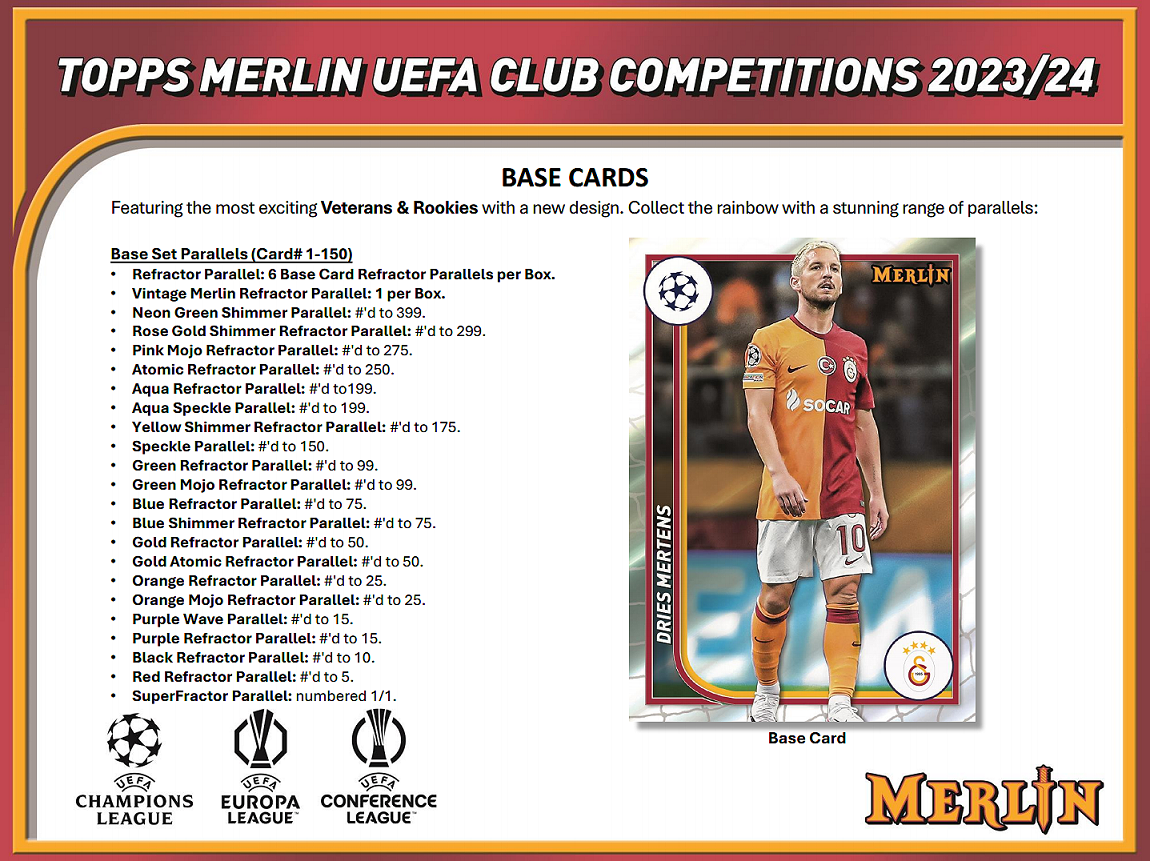 2023-24 Topps Merlin Uefa Club Competitions